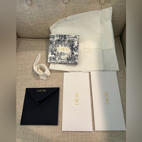 Dior | Accessories | Dior Set Of Paper Ribbon Envelope | Poshmark